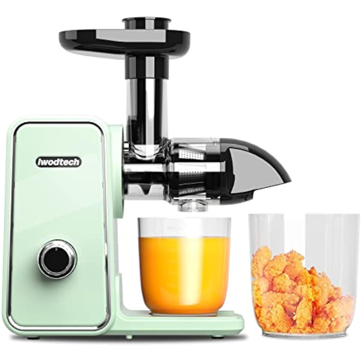 Slow Masticating Juicer Machine - 2 Speed Modes, Cold Press Technology ...