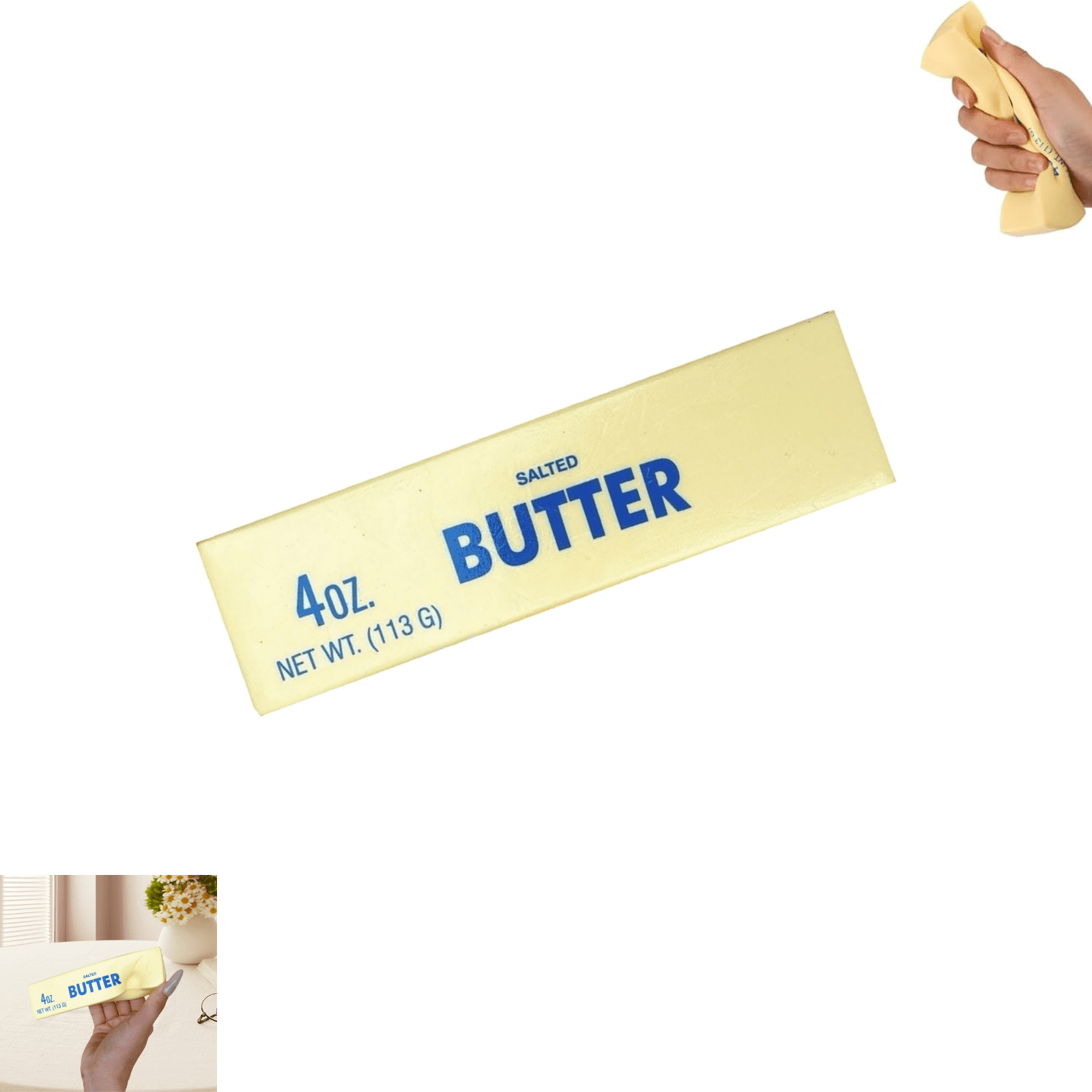 Slow Rebound Cute Butter Squeeze Stress Balls, 2026 New Squeeze Ball ...