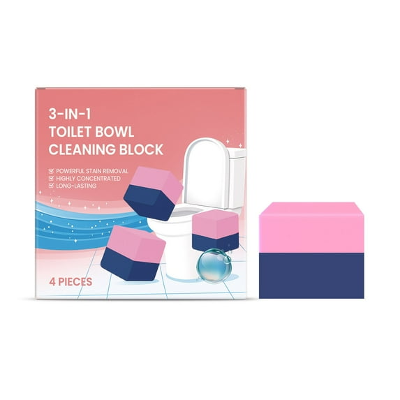 Slow Release Toilet Cleaning Block Scale Softening Odor Control ...