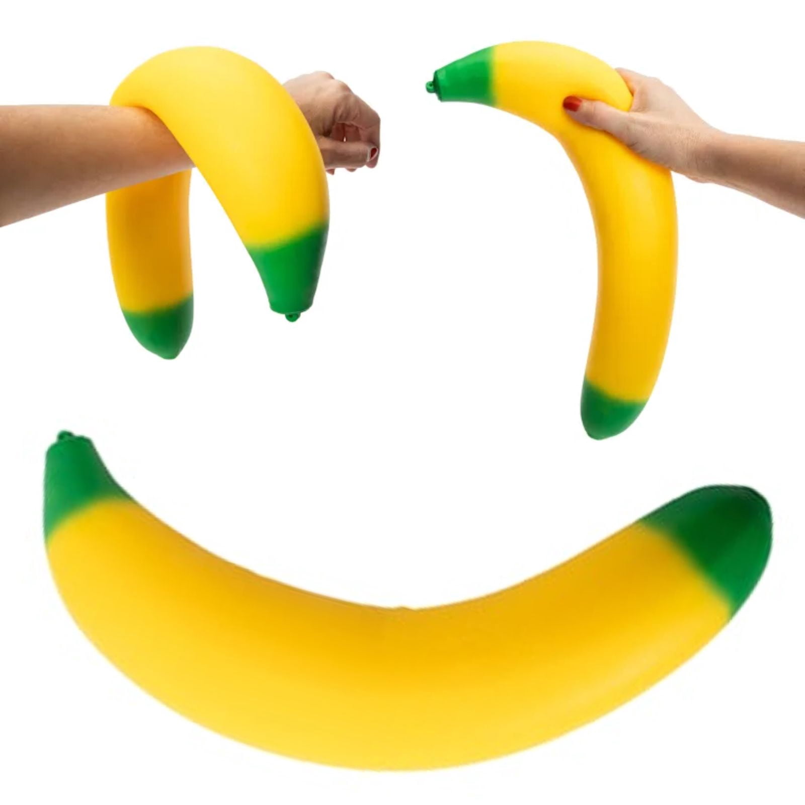 Slow Rise Yellow Banana Squishy Party Toy, Soft Stress Relief Squeeze ...