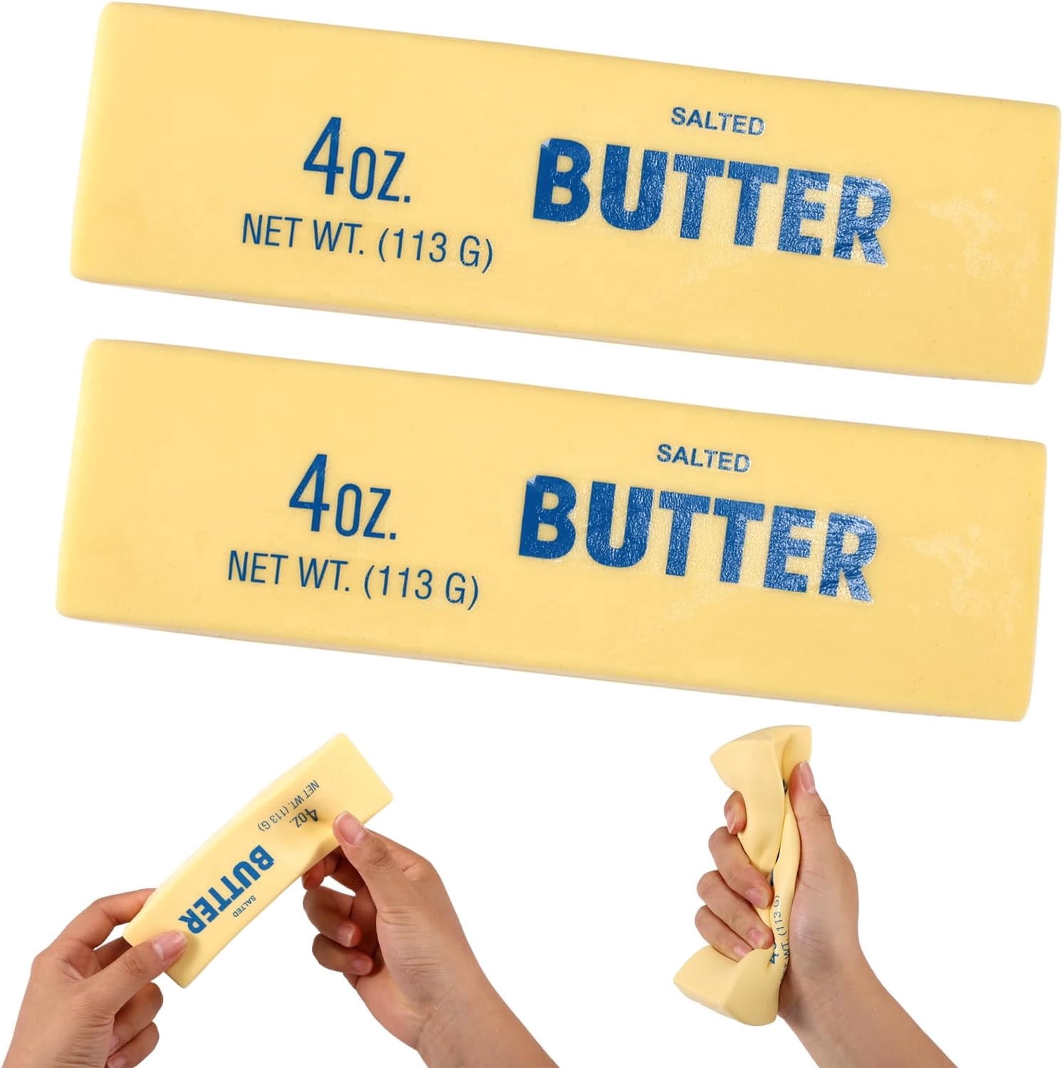 Slow Rising Squishing Butter Stick, Sticky Butter Sticks Squeeze Toys ...