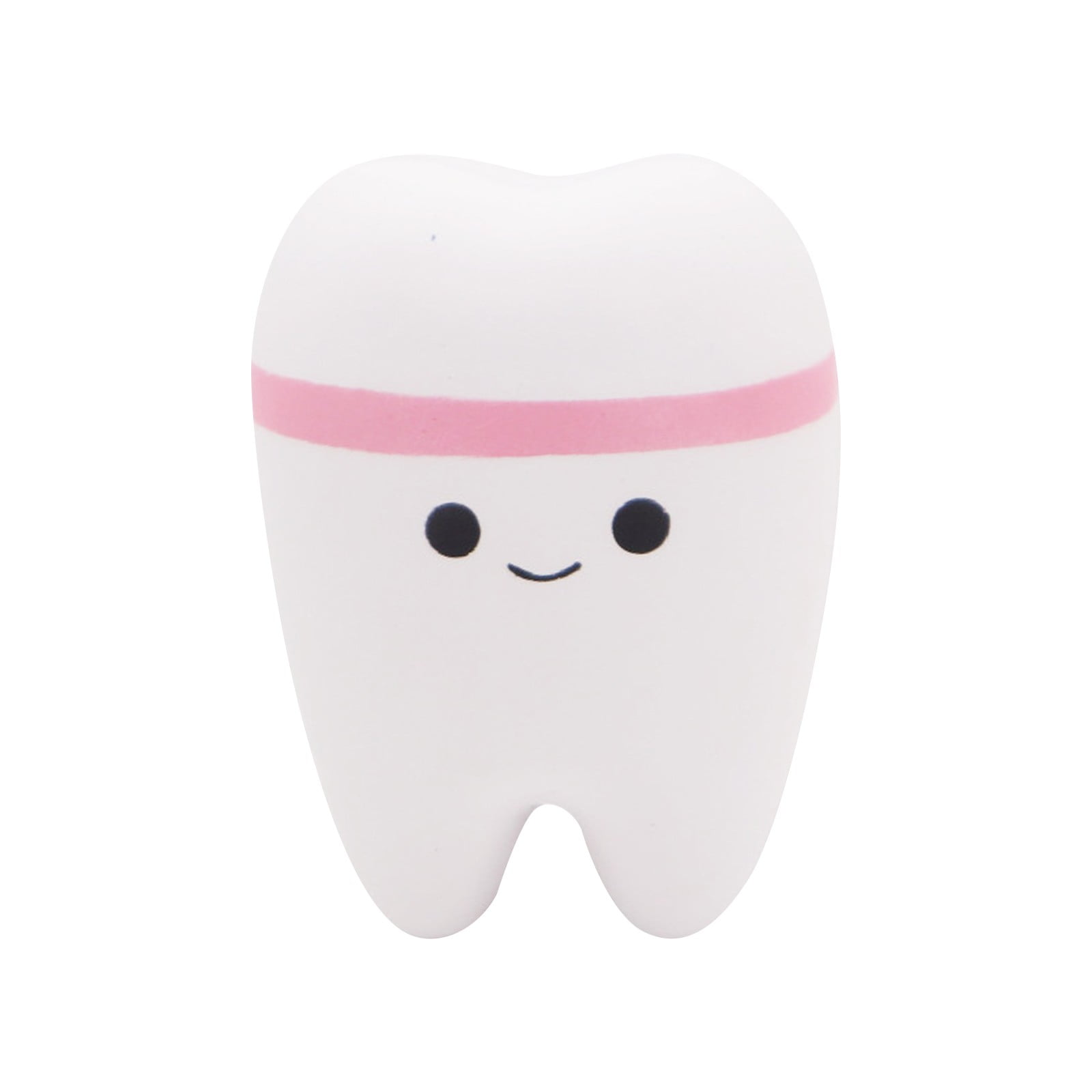 Slow Rising Tooth Shape Stress Relief Toy With Adorable Smiling Face ...