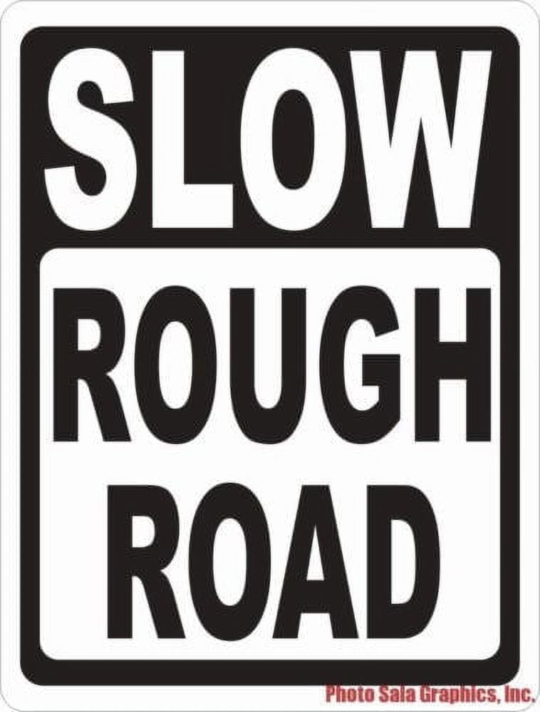 Slow Rough Road Sign - Walmart.com