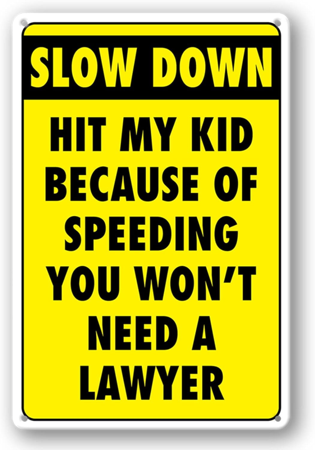 Slow Down Signs Children and Kids Play For Street Caution Warning Kids ...