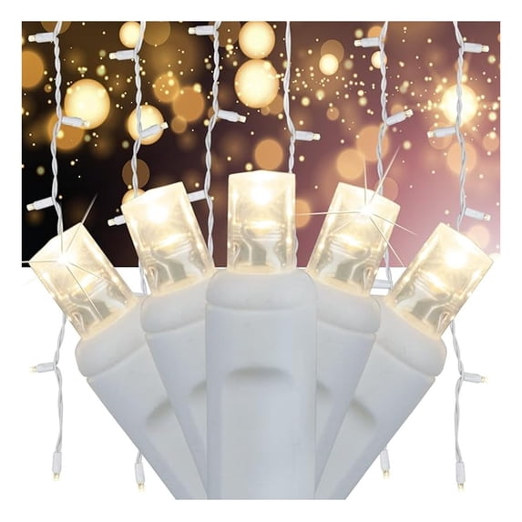Slow Twinkling Christmas Lights, Soft Twinkle String Lights Pulsing ...