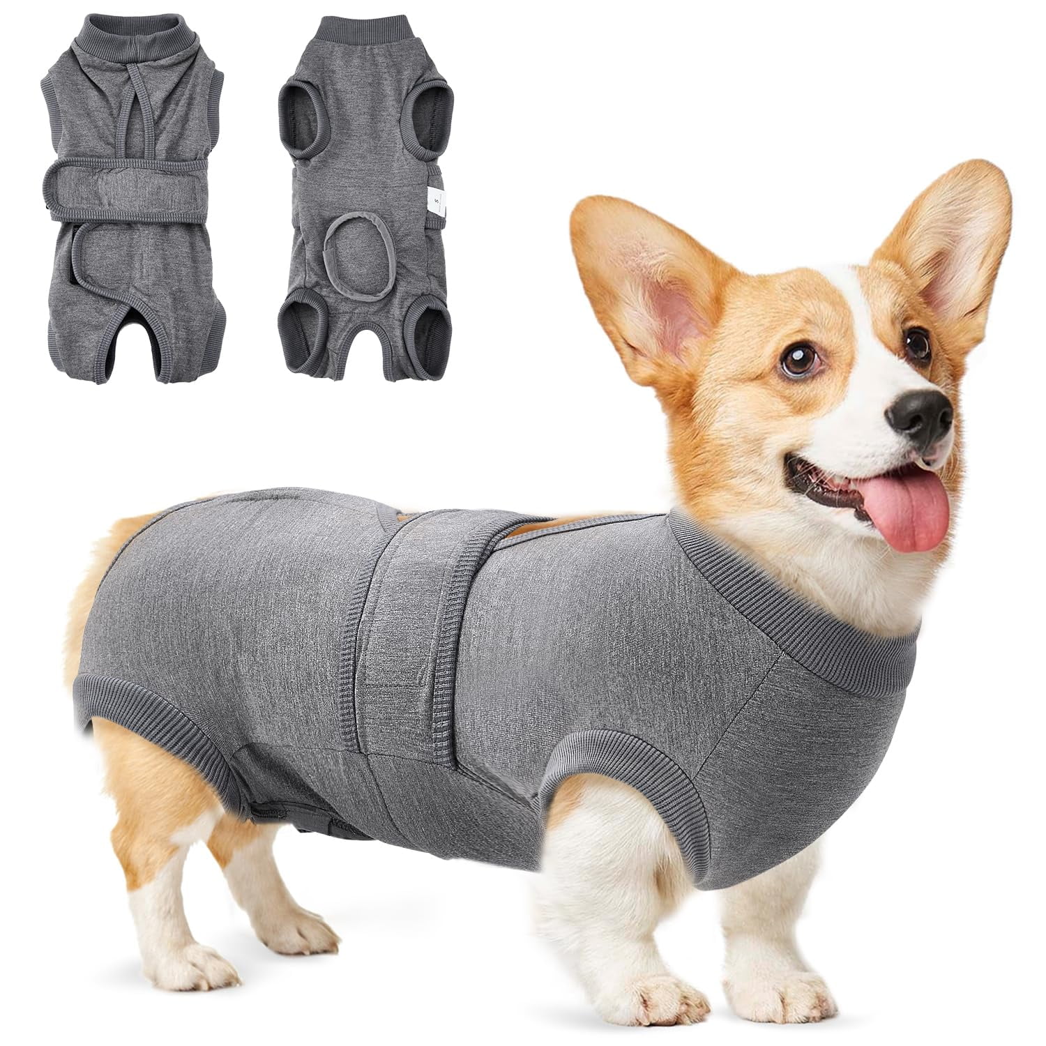 SlowTon Dog Recovery Suit - Breathable Adjustable Dog Onesie for Female ...