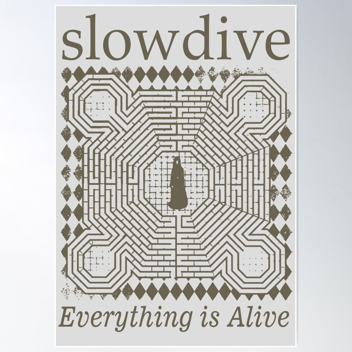 Slowdive - Everything Is Alive - Gift Poster Wall Art, Modern Wall ...