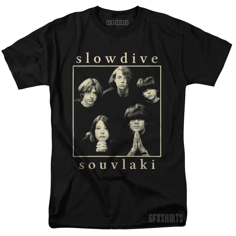 Slowdive Shirt Tour Concert Merch Poster Vntg Graphic Design T-Shirt ...