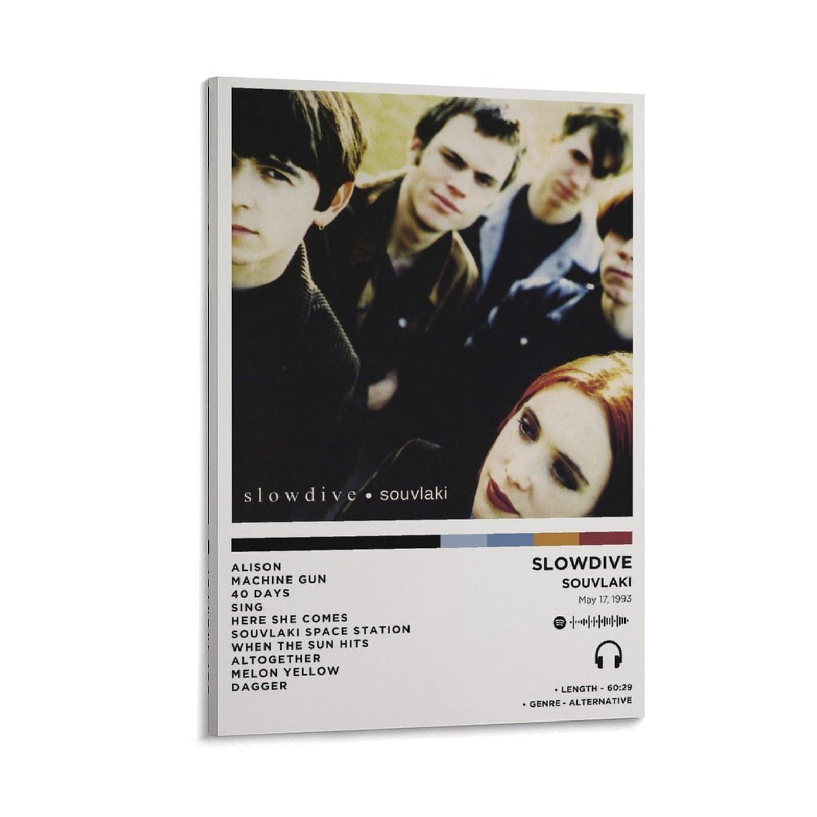 Slowdive Souvlaki Canvas Poster Bedroom Decoration Landscape Office ...