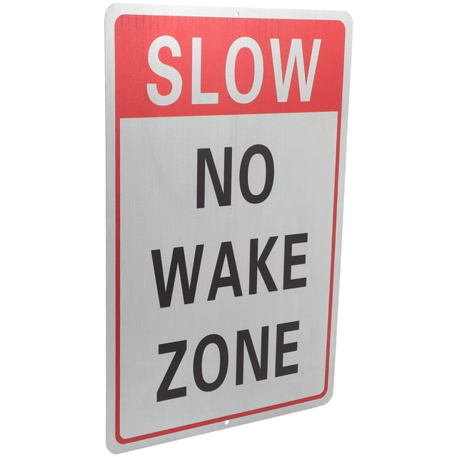 Slowing No Waking Zone Sign Slowing Down Sign Aluminum Reflective Sign ...
