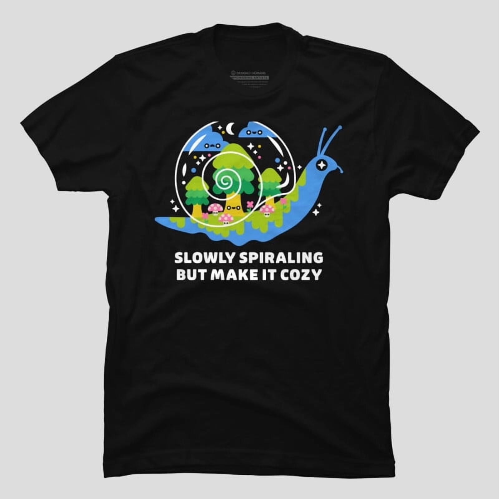 Slowly Spiraling Funny Snail Cozy Cartoon Meme Humor H12275 Unisex T ...