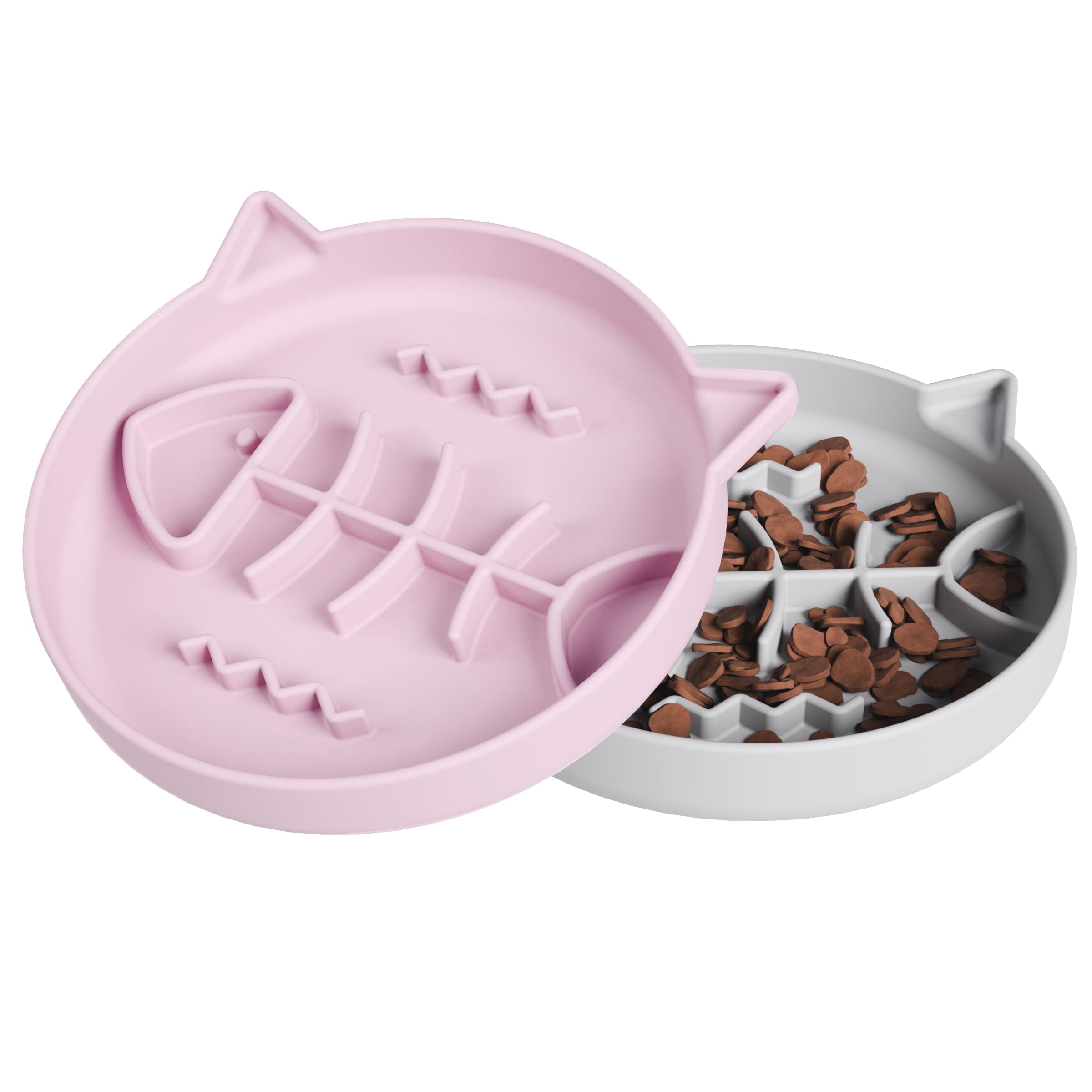 Slowpaw Silicone Cat Slow TMA2 Feeder,Slow Feeder Cat Bowl Wet Food ...