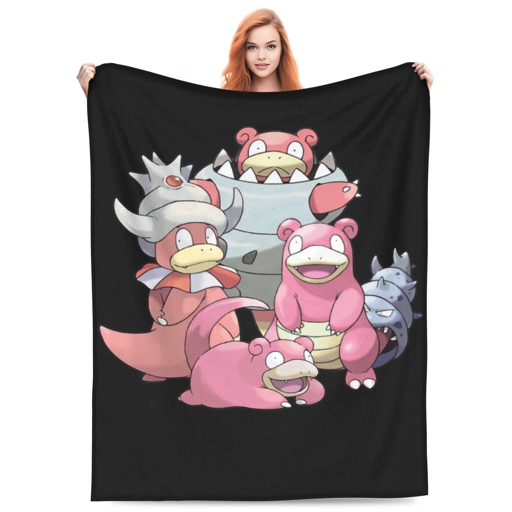 Slowpoke Cartoon Blanket, Ultra Soft Cozy Luxury Fleece Throw Blanket ...