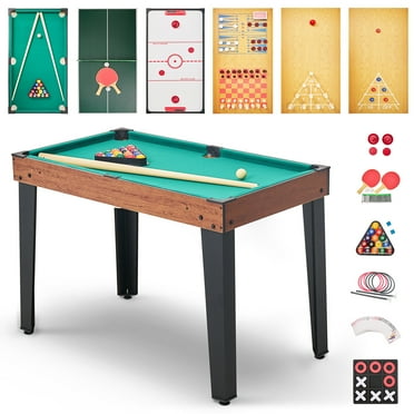 Fat Cat Original Pockey 3-in-1 Air Hockey, Billiards, & Table Tennis ...