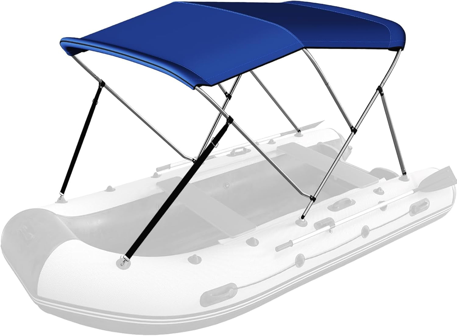 Slsy 3 Bow Bimini Top Cover for Boat, Boat Cover,Sun Shade Boat Canopy ...