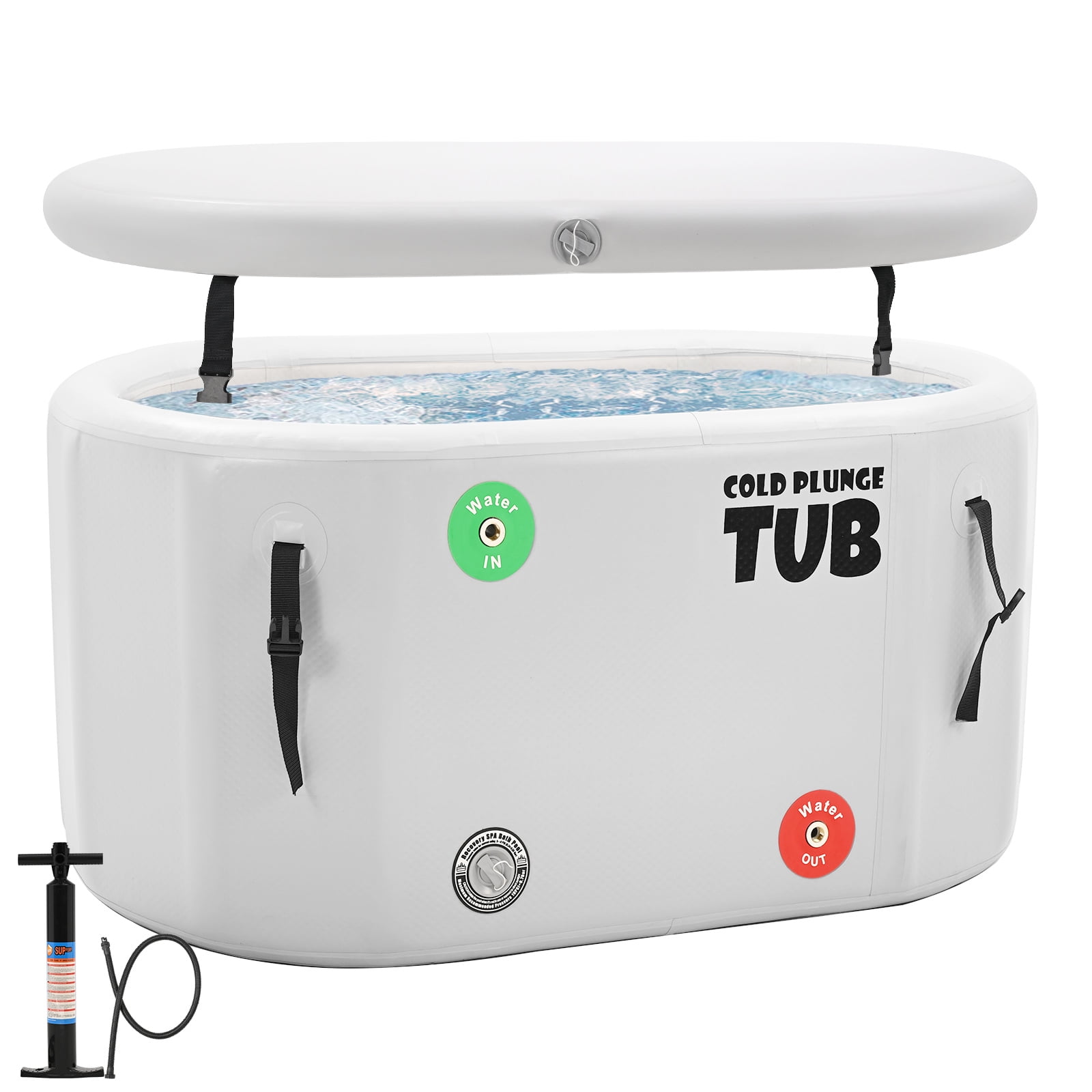 Slsy Cold Plunge Tub for Athletes, Inflatable Ice Bath Tub for Recovery ...