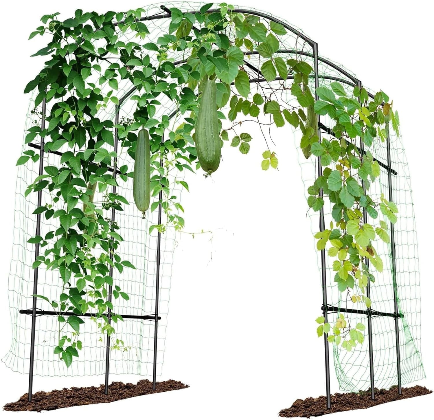 "Slsy Extra Tall Garden Archway, 87""x 75"" x 71"", Plastic-Coated ...