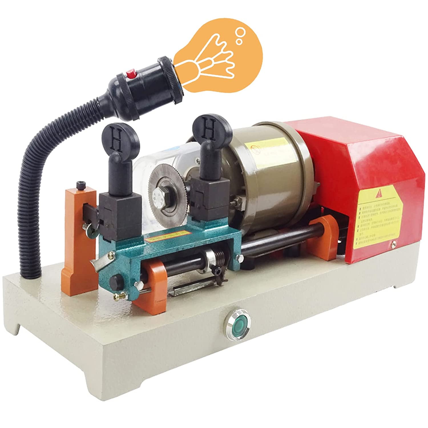 Slsy Key Duplicating Machine Horizontal Automatic Copy Cutter Cutting Machine 110V 100W ...