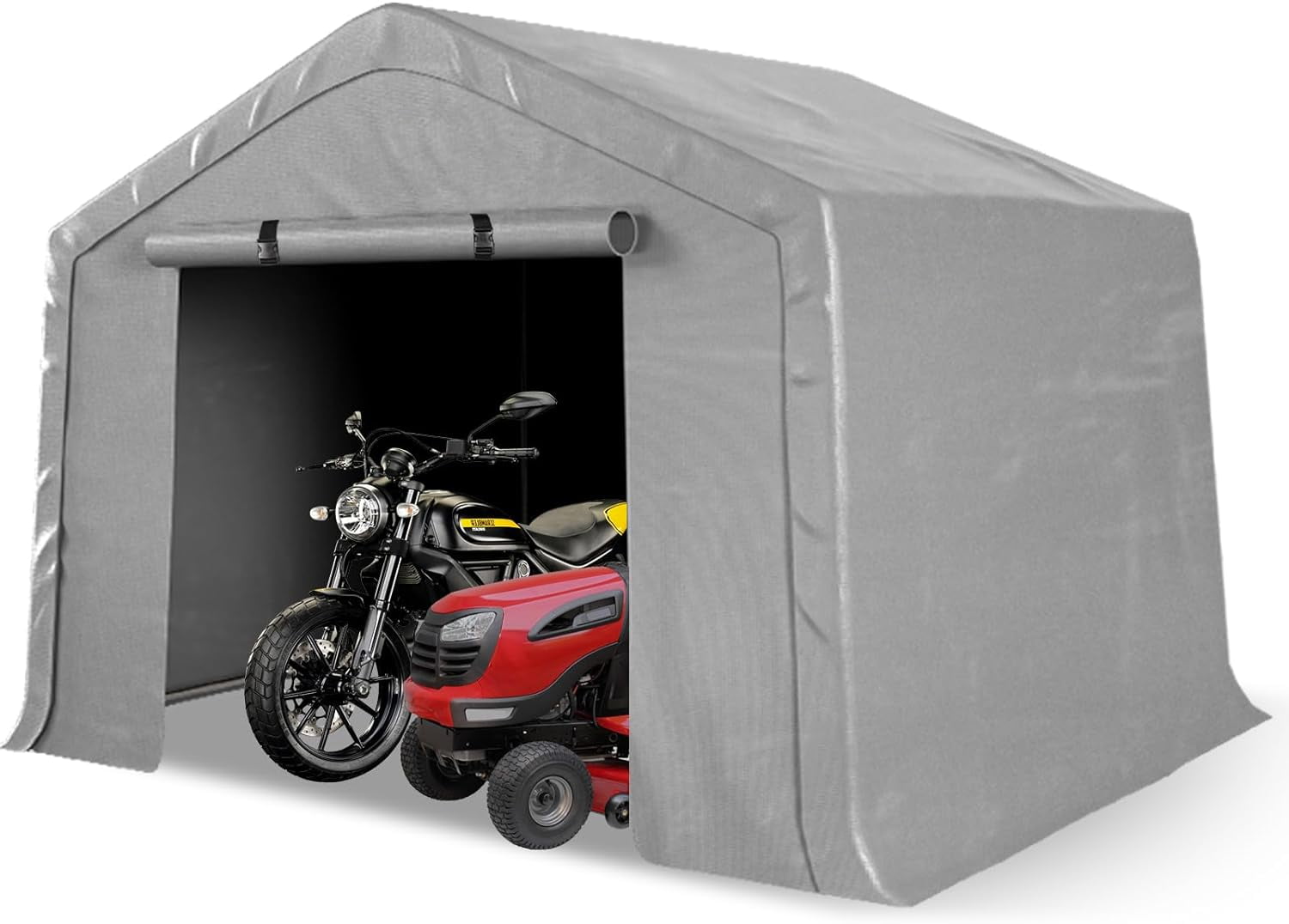 Slsy Oversized XL Backyard Storage Shed- 72" Depth for Over 6 Bikes ...