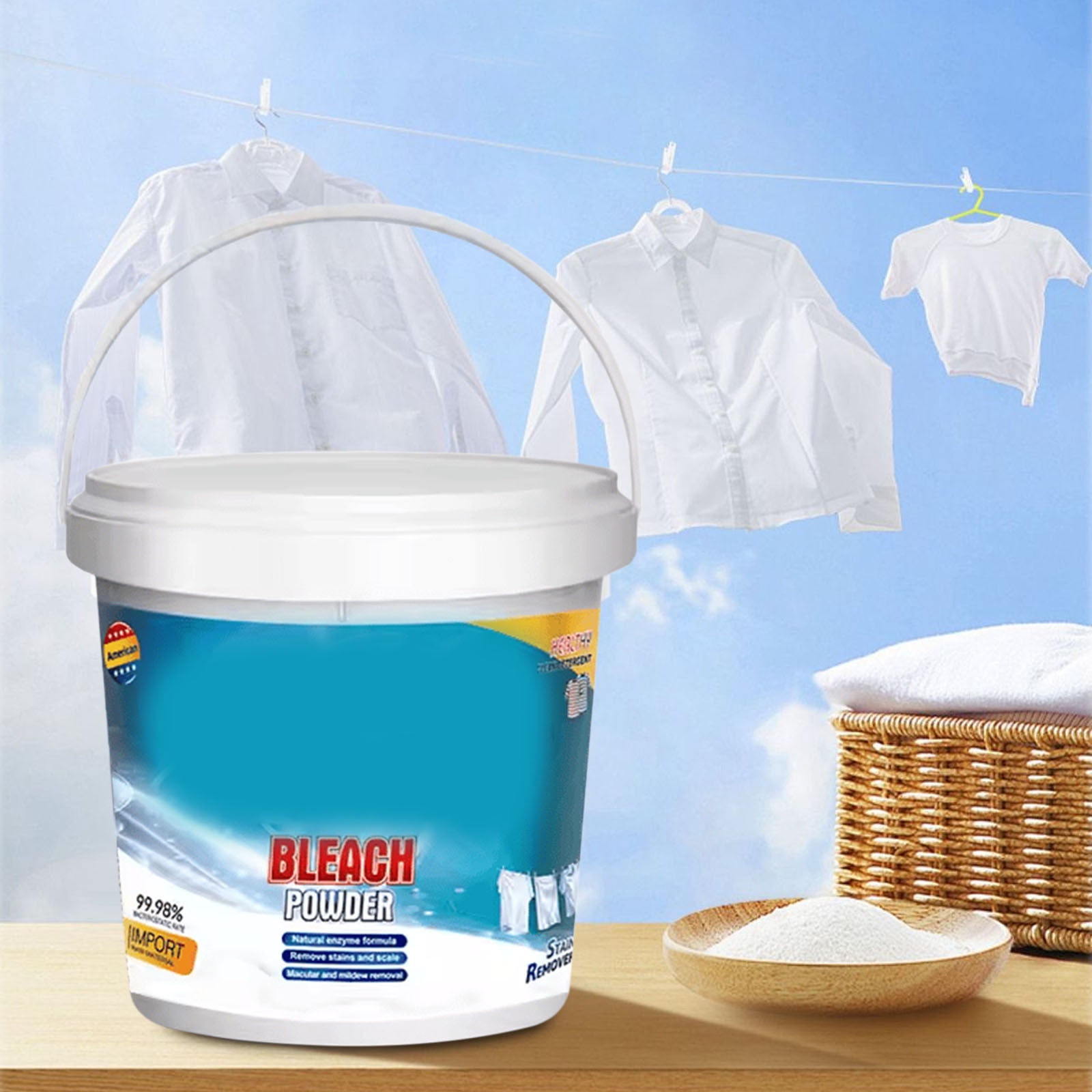 Sltwyw 200g Floral Baby Powder - Effective Stain Remover for Colored ...