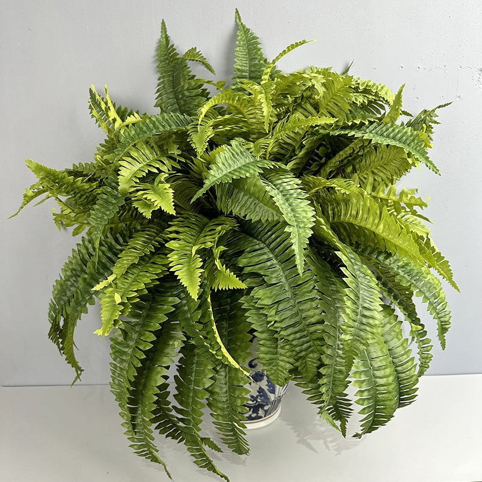 Sltwyw Artificial Persian Grass Greenery - Realistic Fern Faux Plants ...
