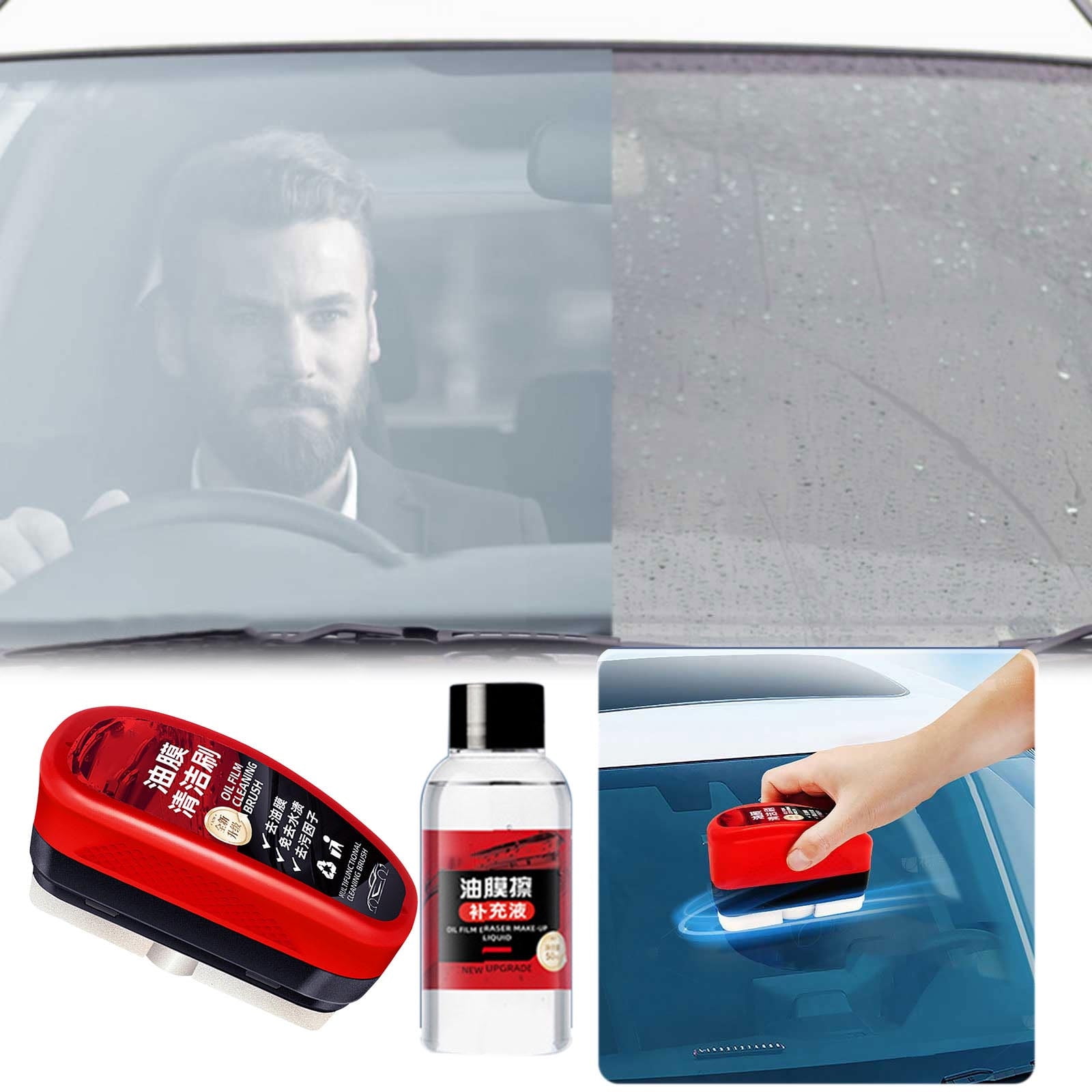 Sltwyw Car Windshield Cleaning Kit - Degreasing Solution and ...
