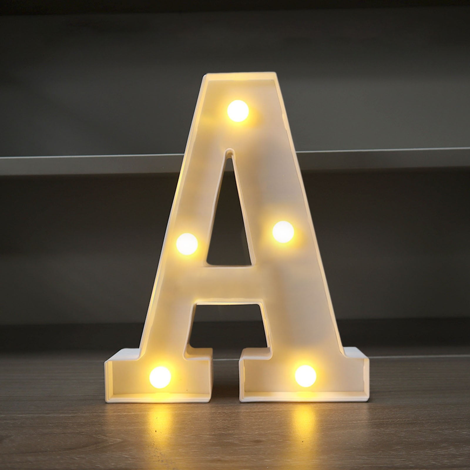 Sltwyw LED Alphabet Letter Lights - Battery Operated Nursery Wall Decor ...
