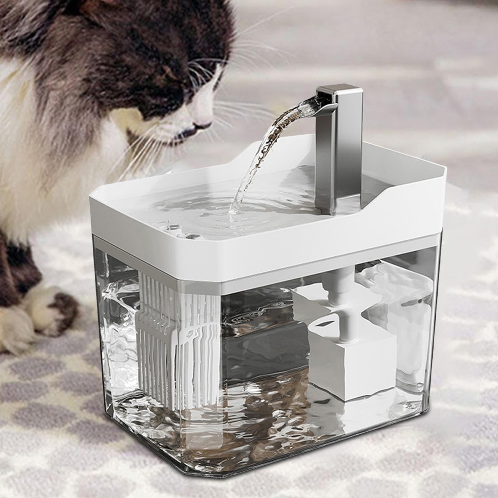 Sltwyw Smart Cat Water Fountain Automatic Dispenser - Silent ...