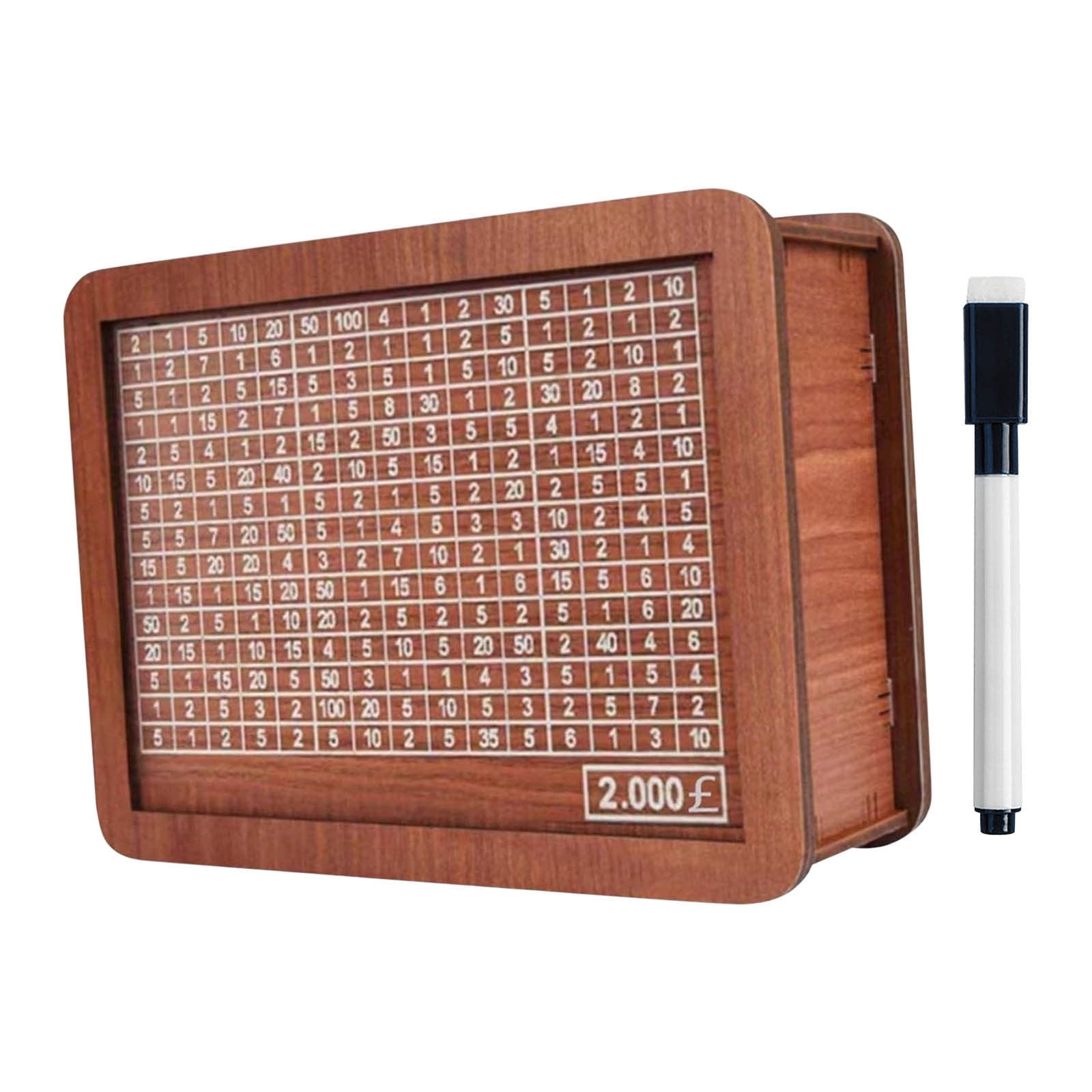 Sltwyw Wooden Money Box with Counter - Versatile Storage Case for Kids ...