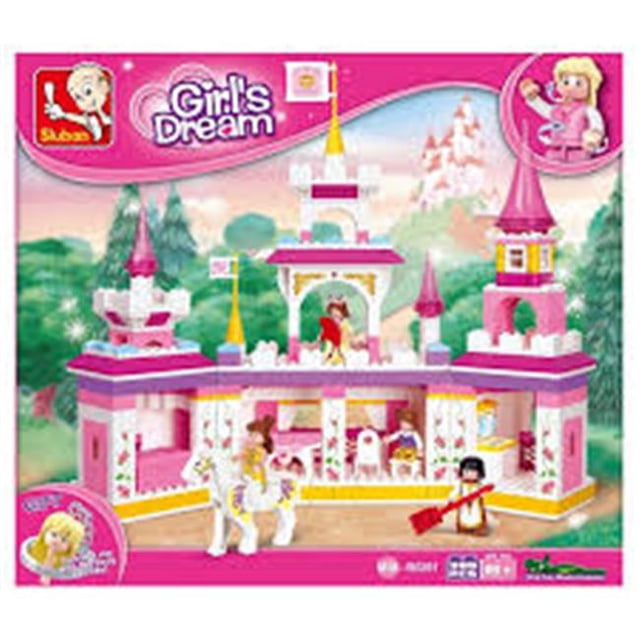 Girl's Dream Magical Castle Building Brick Kit (385 Pcs) - Walmart ...