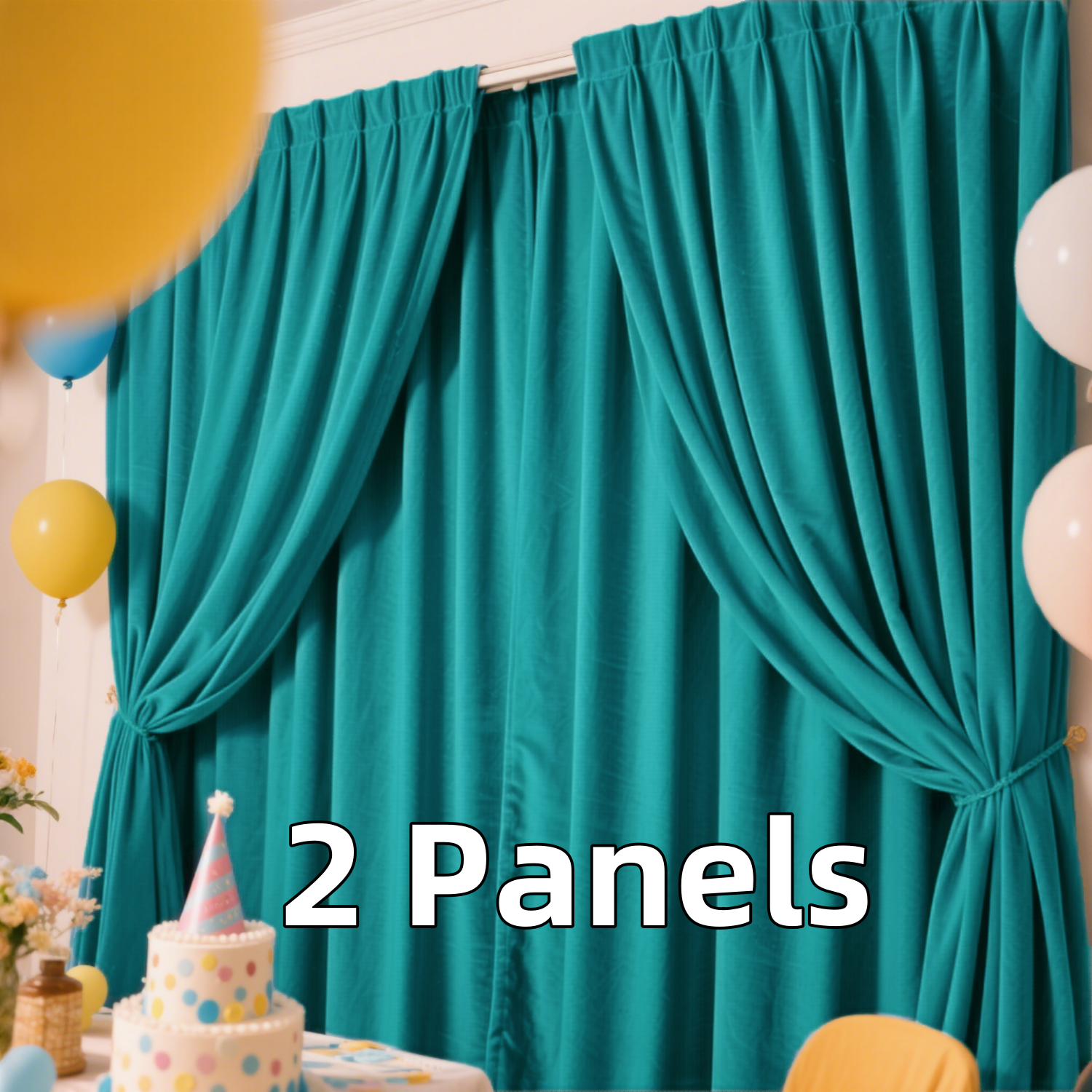 Slubbed Velvet Curtains with Rod Pocket Slub Pattern Thermal Insulated ...