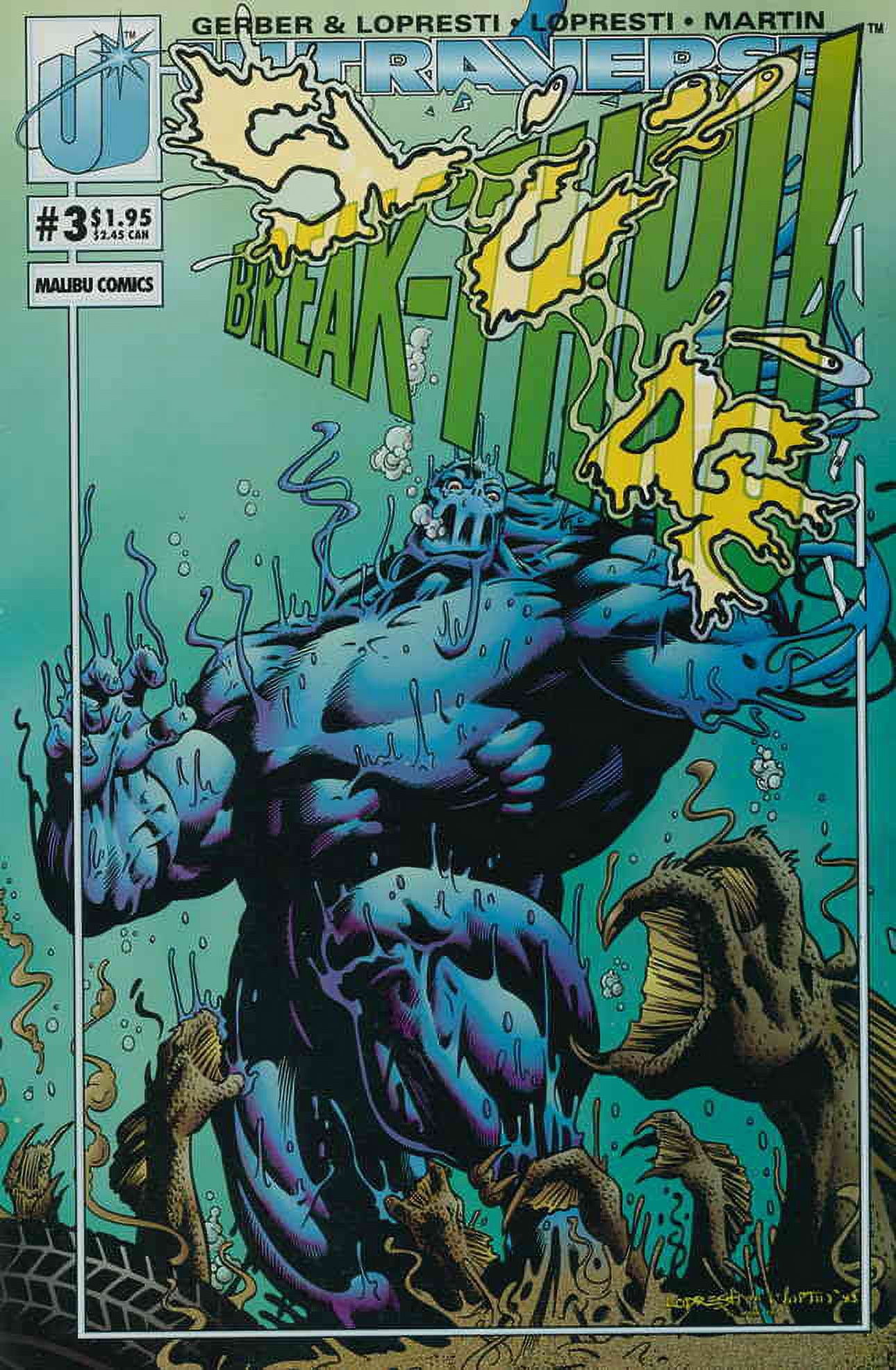 Sludge #3 VF ; Malibu Comic Book - Walmart.com