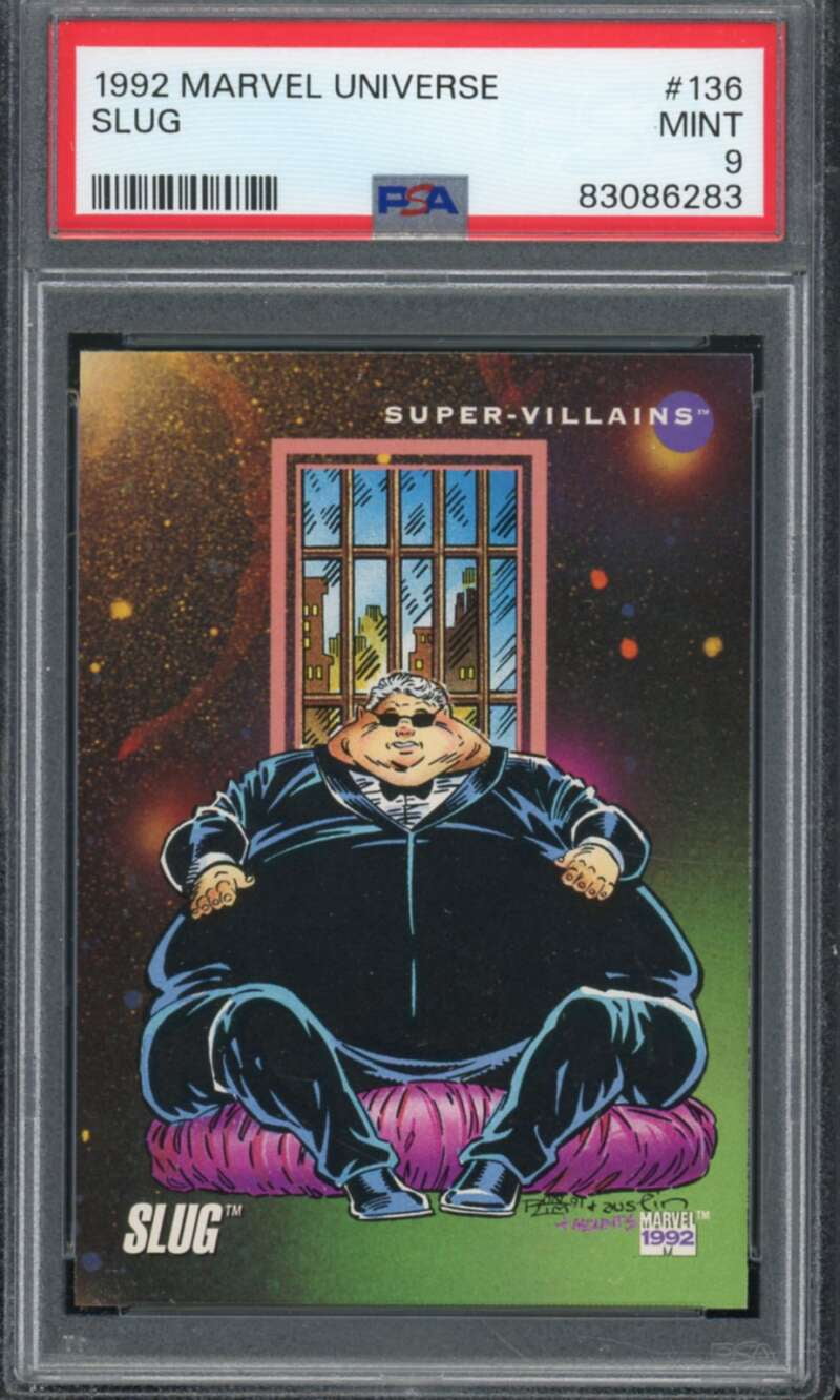 Slug Card 1992 Marvel Universe #136 PSA 9 - Walmart.com