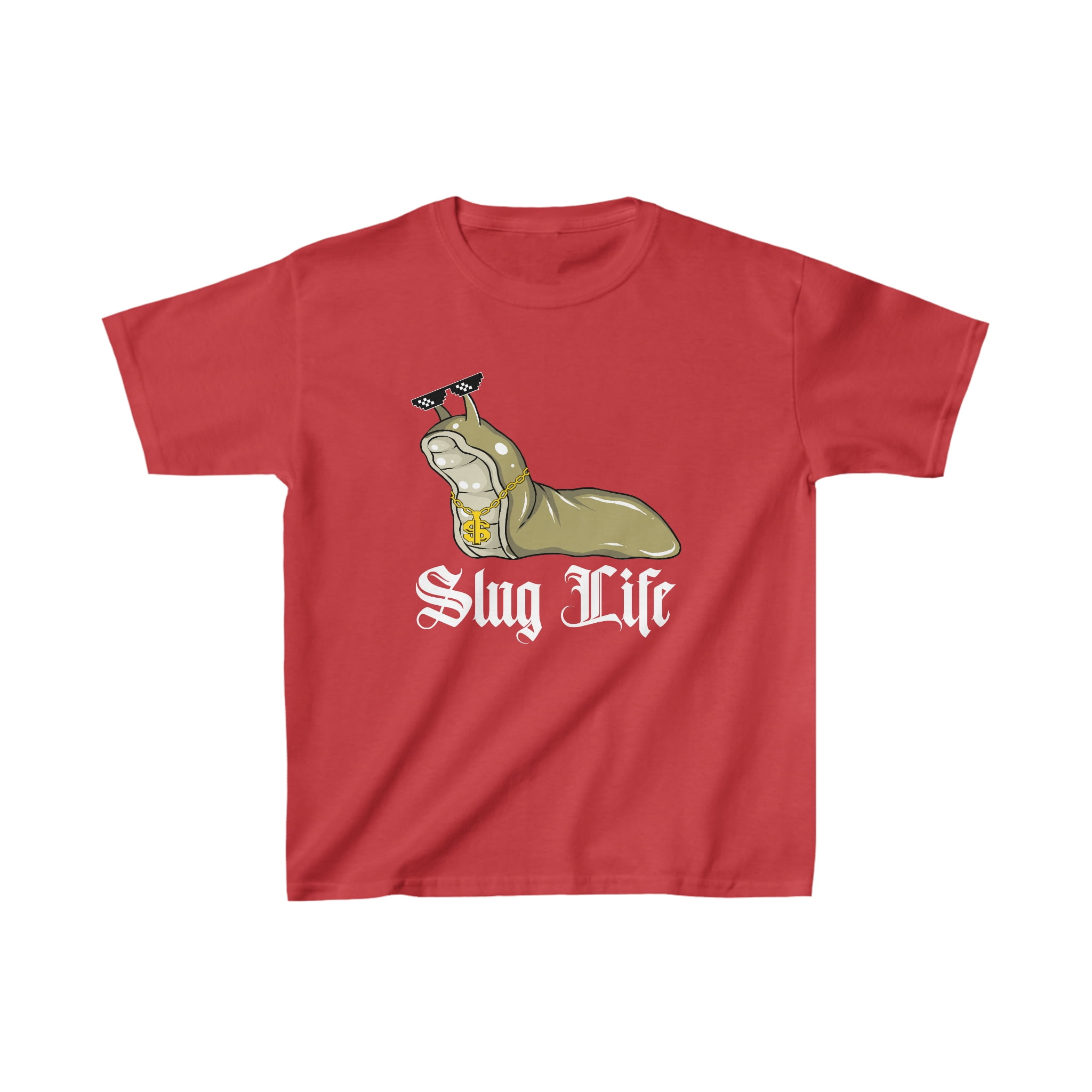 Slug Life" Kids T-Shirt with Adorable Slug Graphic - Walmart.com