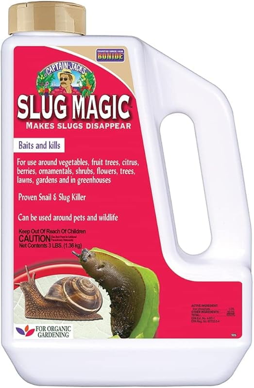 Slug Magic Granules, 3 lbs. Snail & Slug Killer, For Organic Formula ...