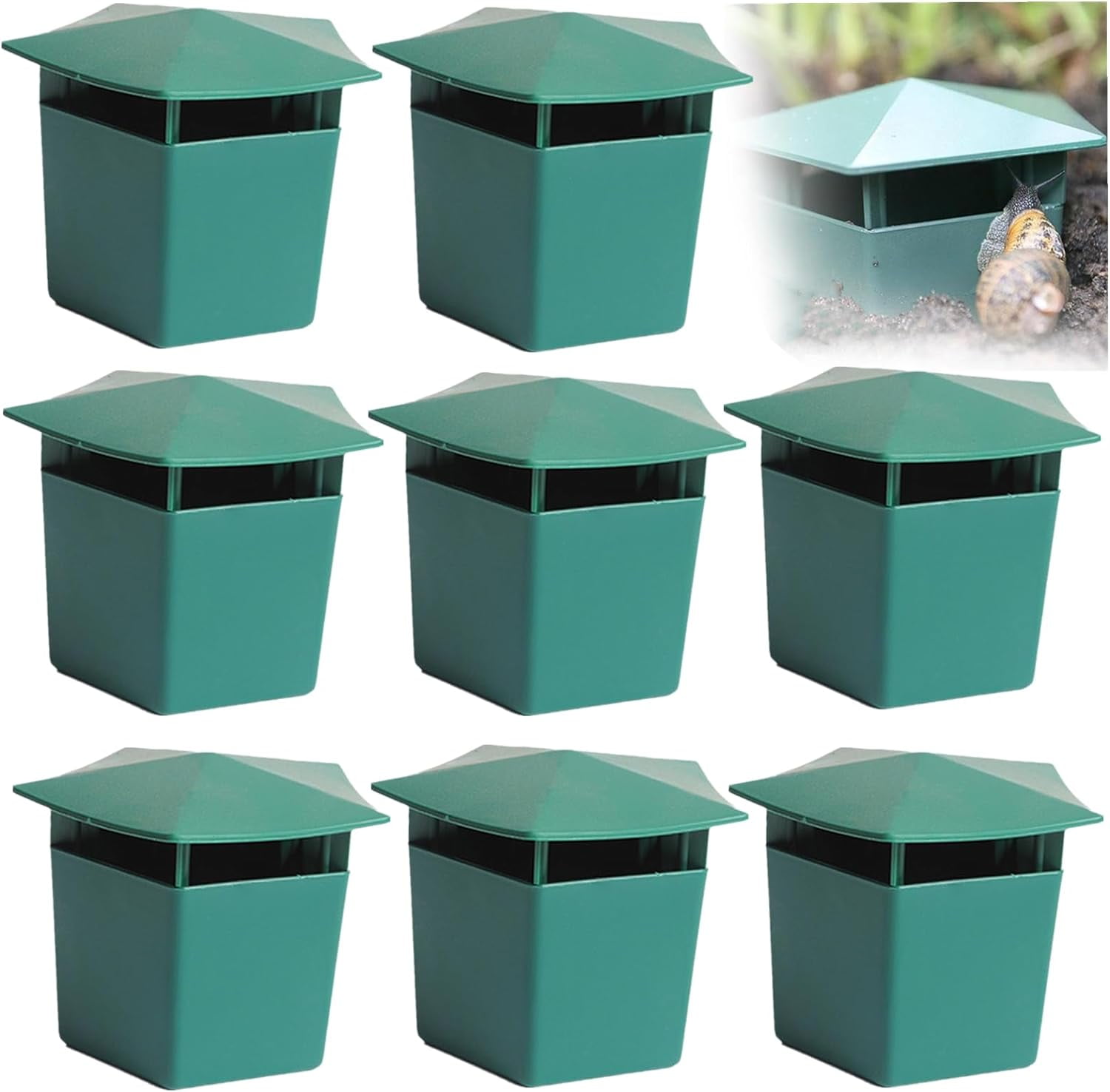 Slug & Snail Plastic Box - Beer Slug & Snail Trap for Garden Farm ...