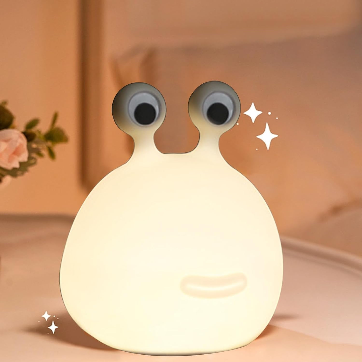 Slug night light slug lamp for kid, BPA-free ABS & silicone baby ...