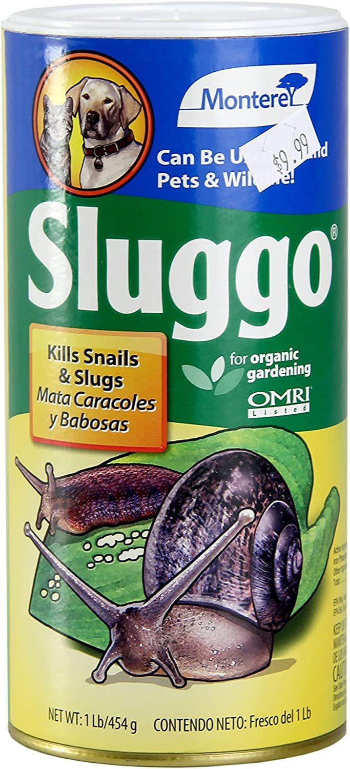 Sluggo Slug And Snail Bait - Bait, Outdoor Use, 1000 Sq Ft Coverage - 1 ...
