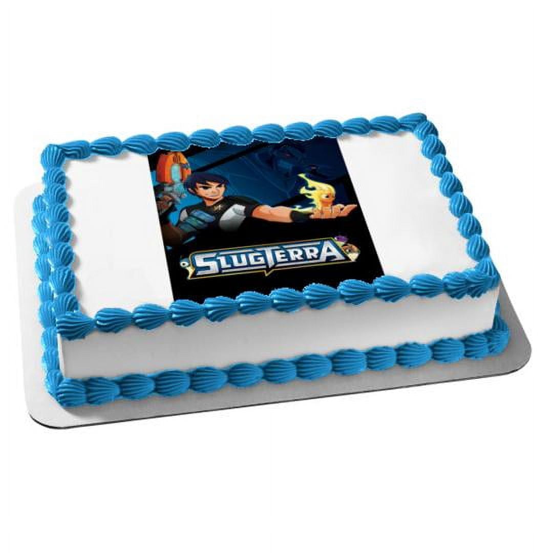 Slugterra Eli Shane Slugslinging Infurnus Edible Cake Topper Image ...