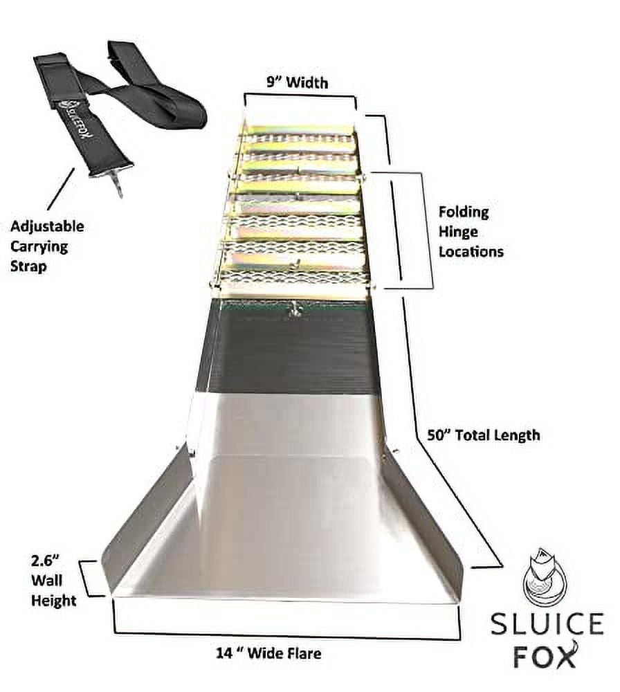 Sluice Box for Gold Mining; 50 inch Gold Prospecting Chile | Ubuy