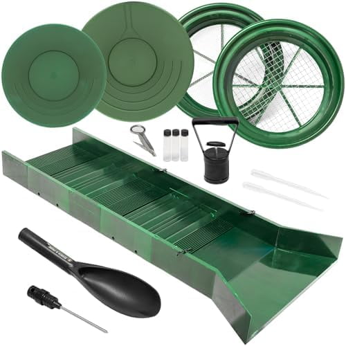 Sluice Box Gold Panning Kit Classifier Combo Set 16pc$$Tools - Walmart.com