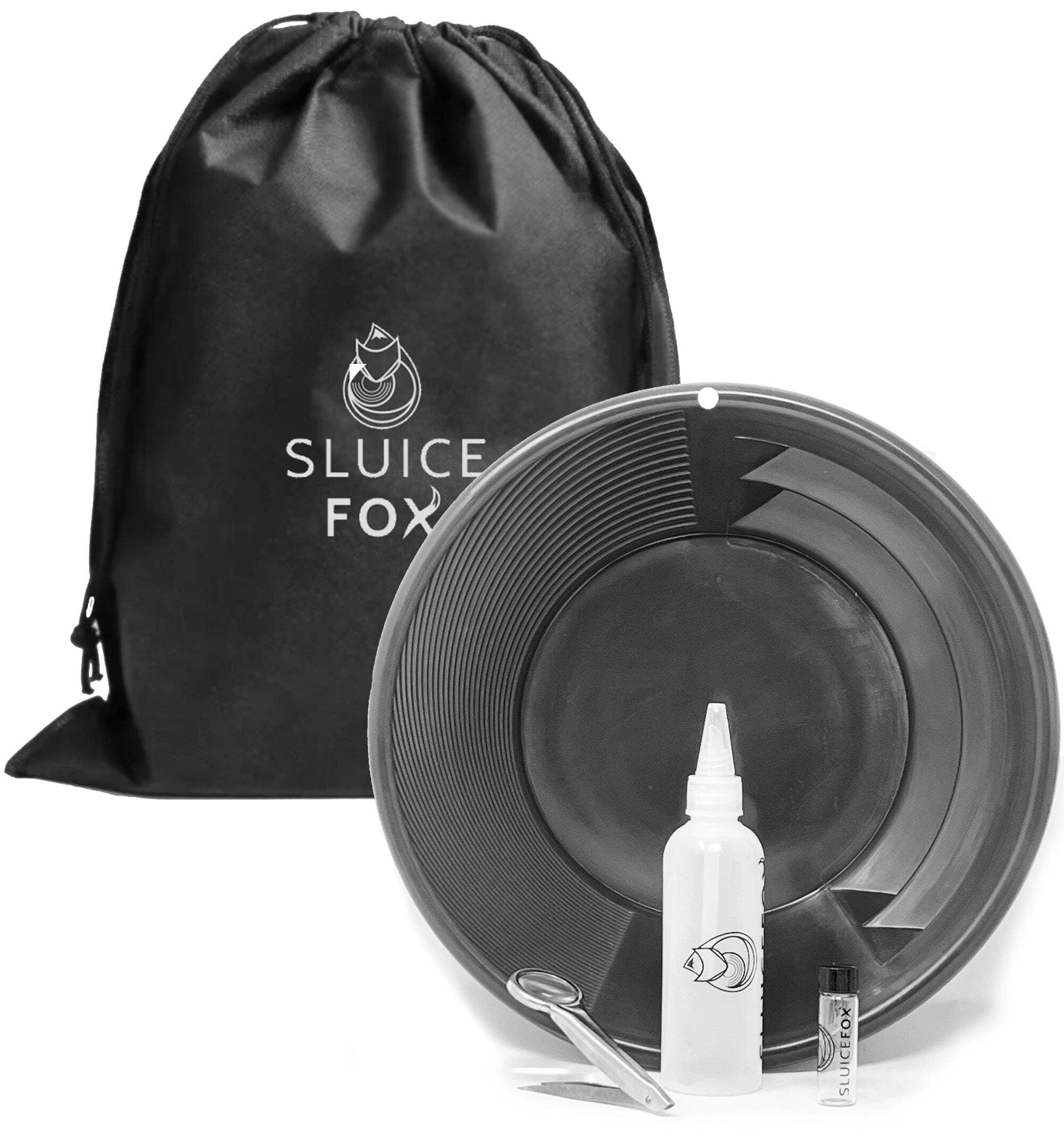 Sluice Fox Gold Mining Equipment Set: Panning Starter Kit with Snifter ...
