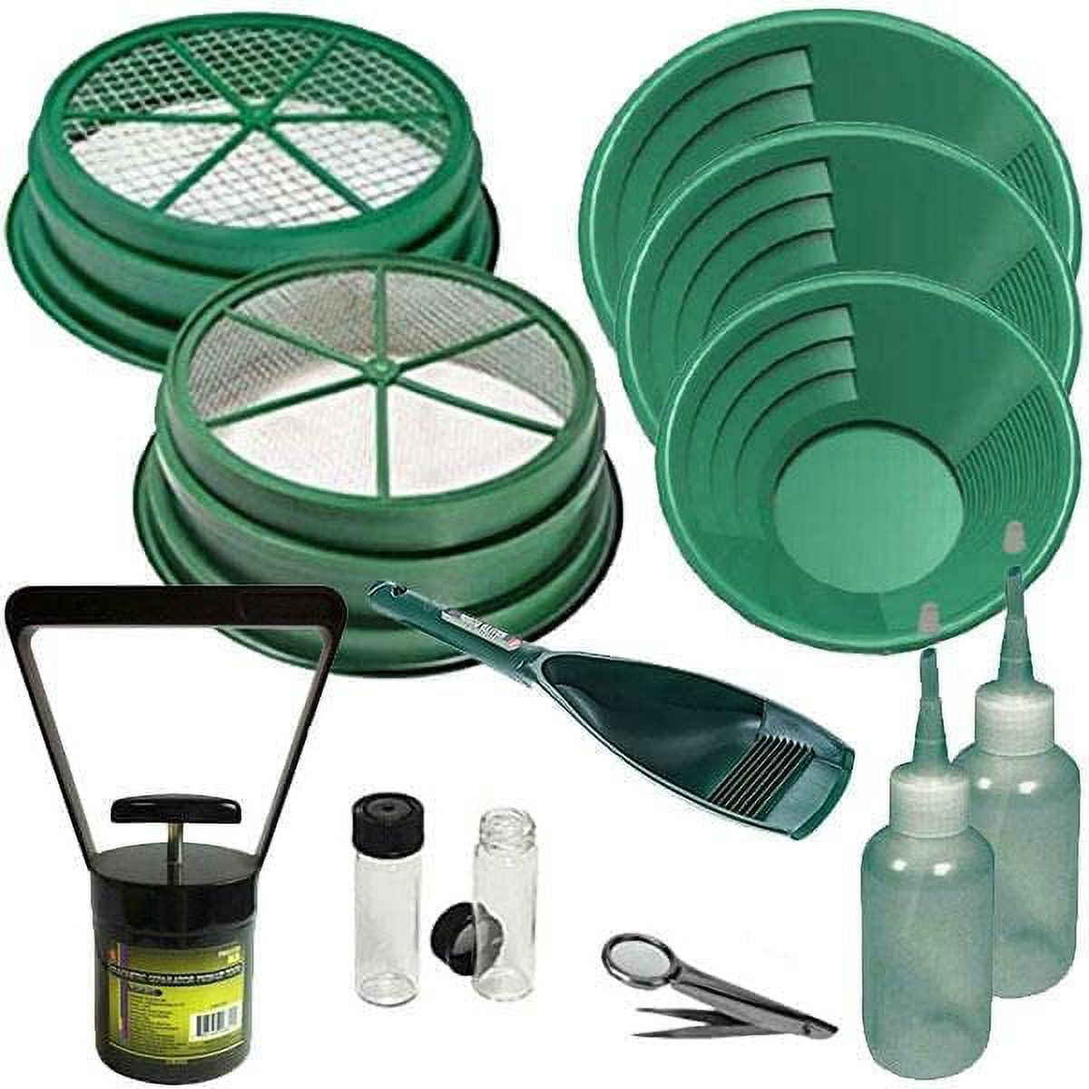 Sluice Monkey 12 pc Prospecting-Mining-Panning Kit 1/4 & 1/8 ...