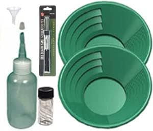 Sluice Monkey (2 Pack) 12" Green Gold pan panning kit - Walmart.com
