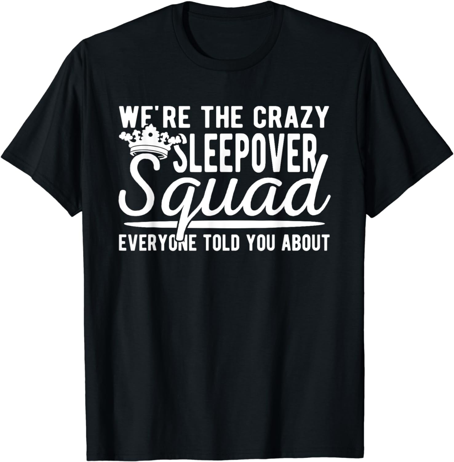 Slumber Party Sleepover Squad for Girls Pajama Sleepover Squad T-Shirt ...