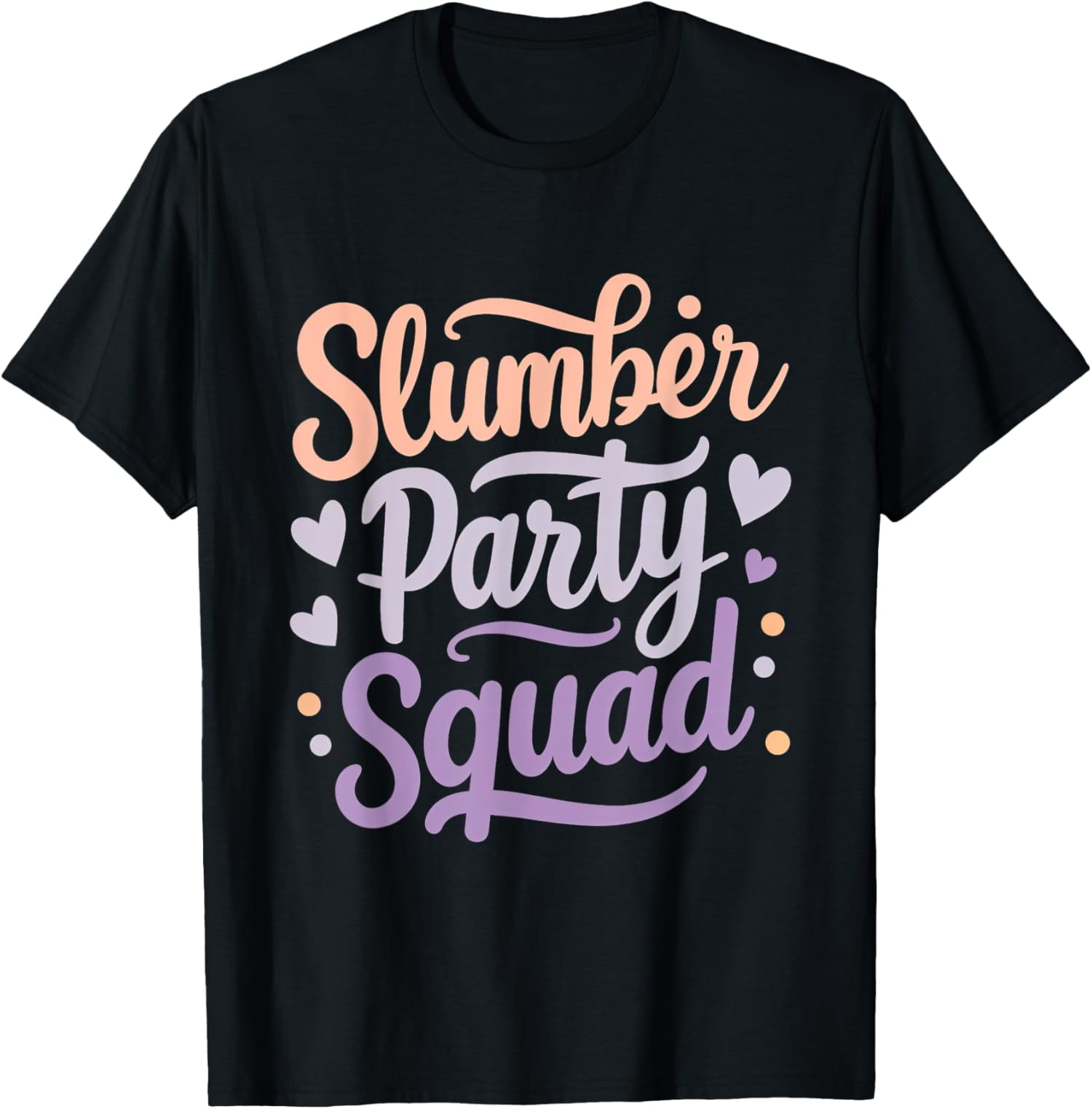 Slumber Party Squad Girls Sleepover Night Friends T-Shirt - Walmart.com