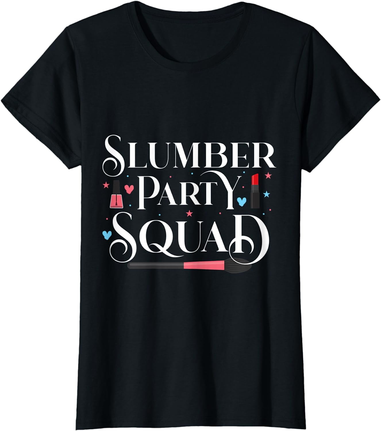 Slumber Party Squad Pajama Sleepover Party T Shirt