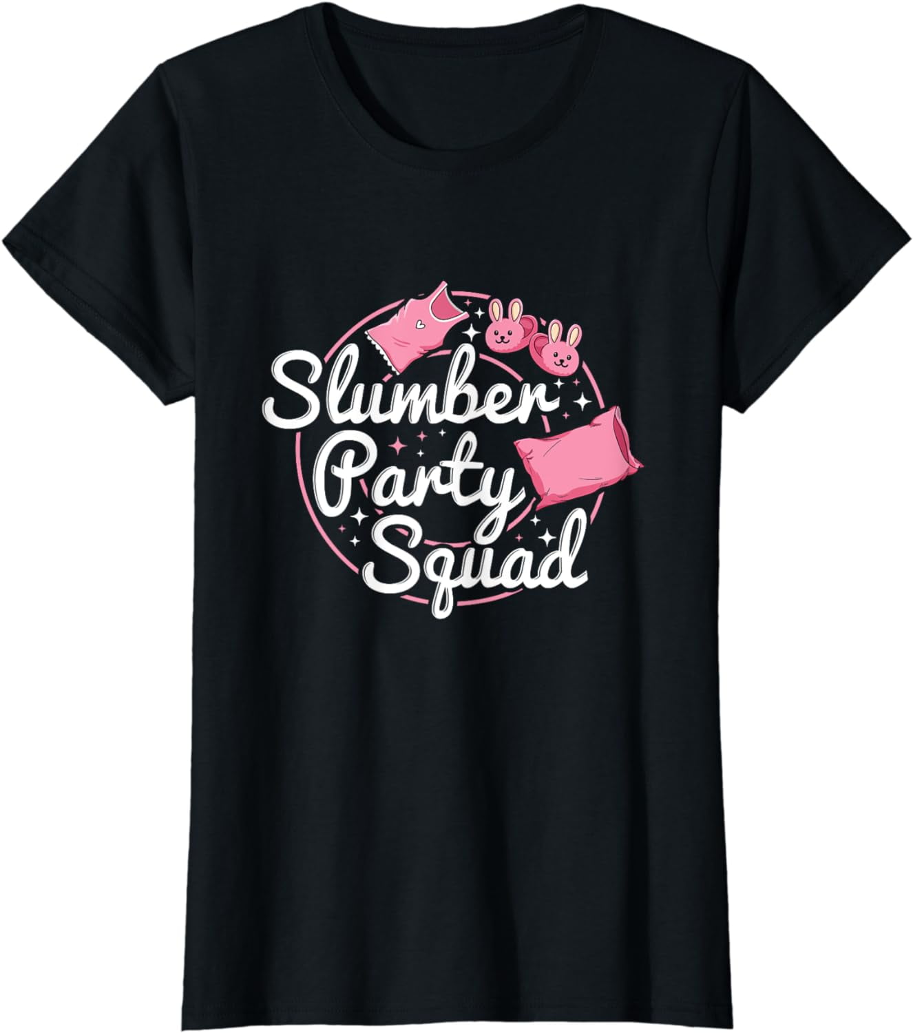 Slumber Party Squad Quote for a Sleepover girl T-Shirt - Walmart.com