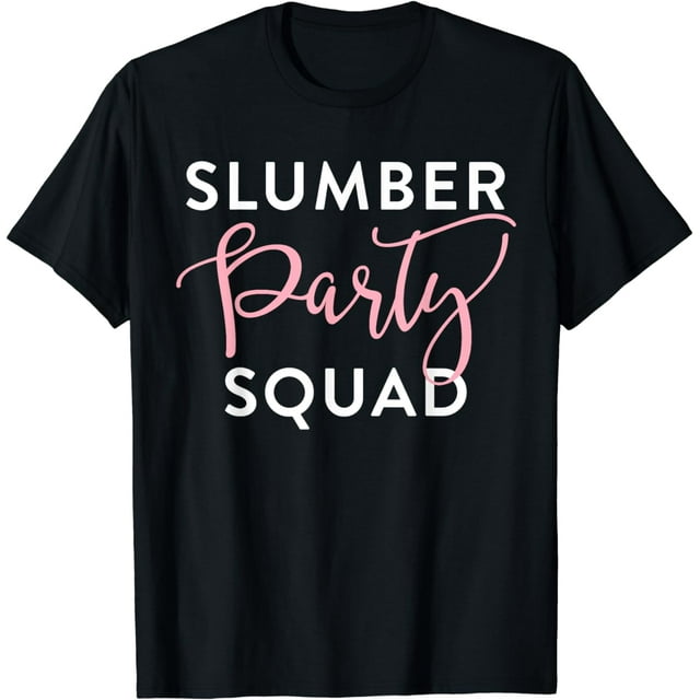 Slumber Party Squad Shirt Sleepover Crew for Girls Tweens - Walmart.com