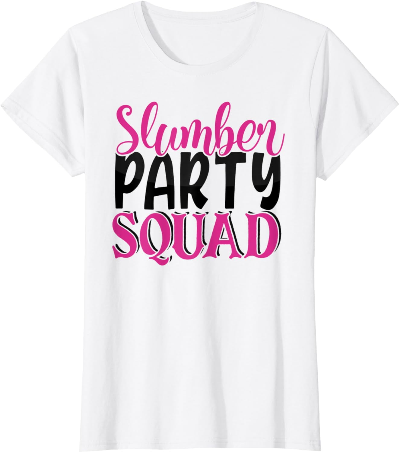 Slumber Party Squad Sleepover Girls T-Shirt - Walmart.com